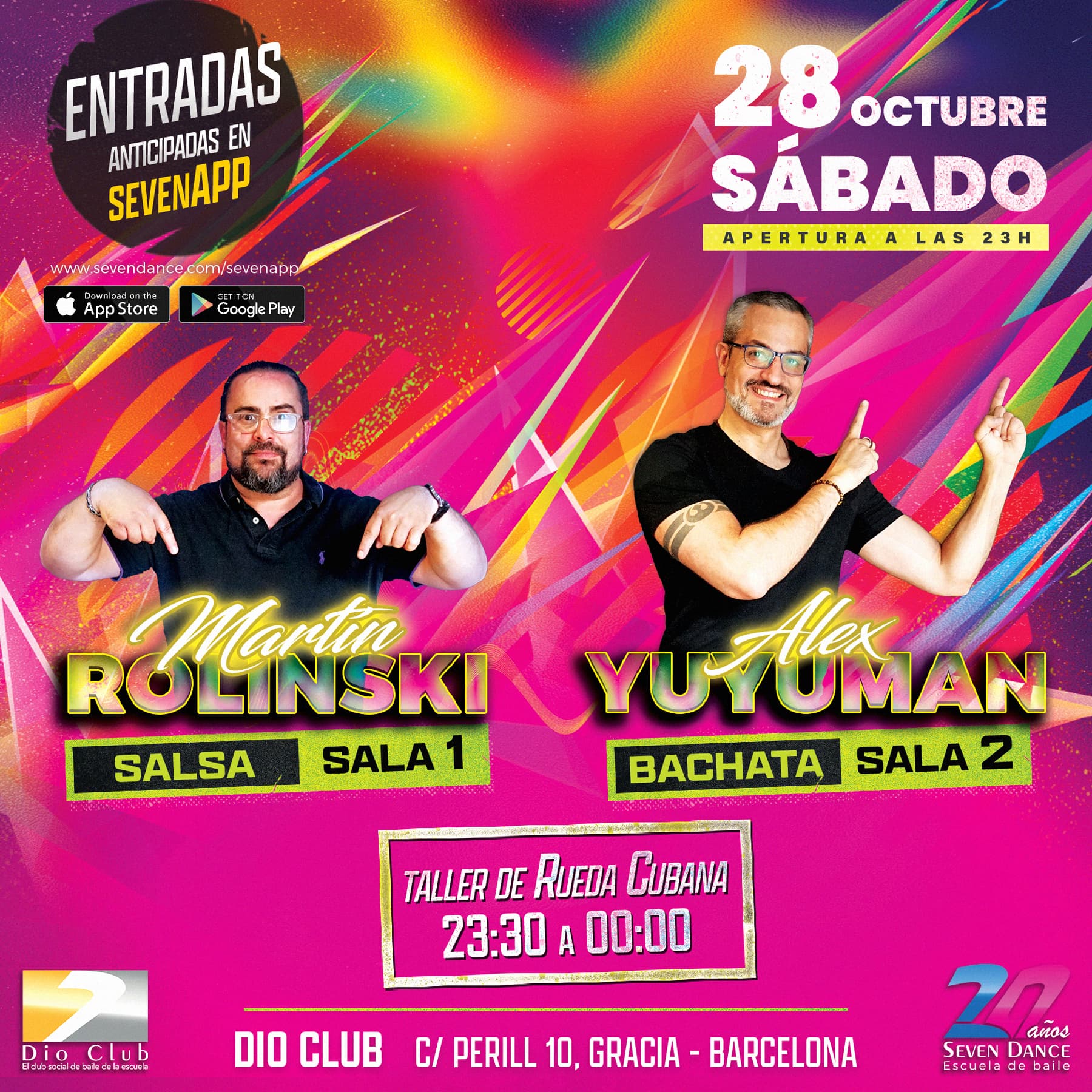 Sábado Salsa Night & Bachata | Seven Dance - Escuela de baile en Barcelona