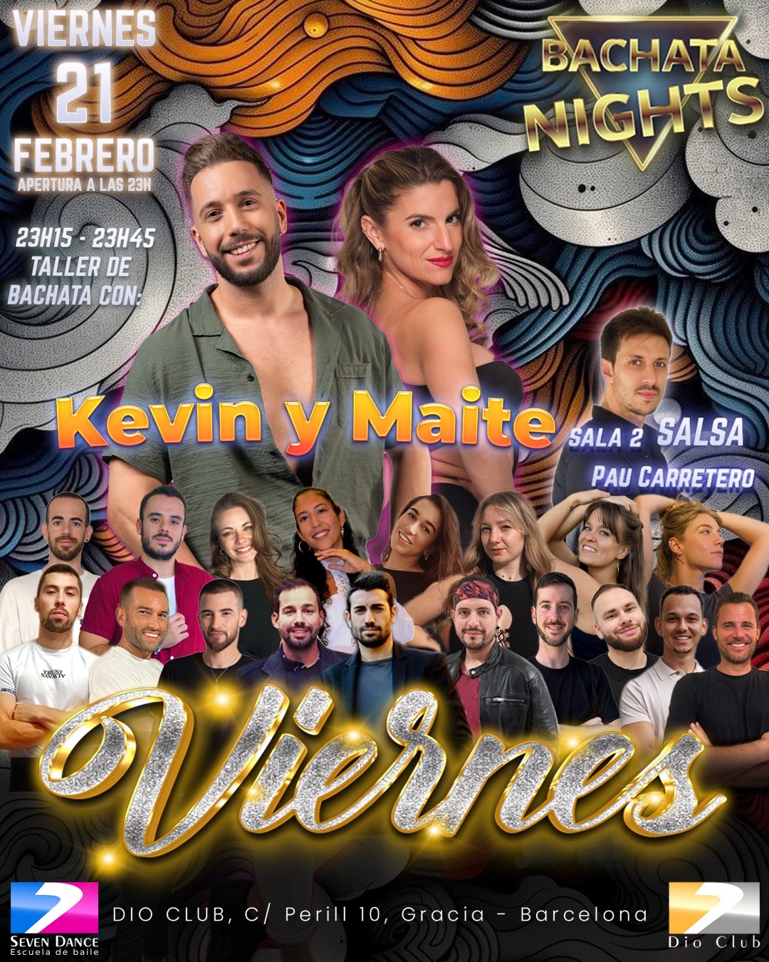 Viernes de Bachata Nights & Dio Club Salsa | Seven Dance - Escuela de ...